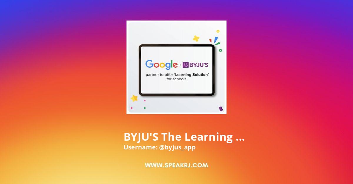 BYJU'S Instagram Followers Statistics / Analytics - SPEAKRJ Stats