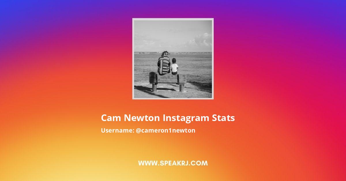 Cam Newton Instagram Followers Statistics / Analytics - SPEAKRJ Stats