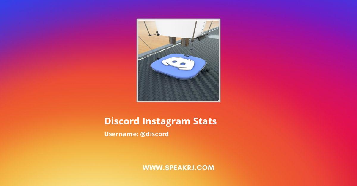 Discord Instagram Followers Statistics / Analytics - SPEAKRJ Stats