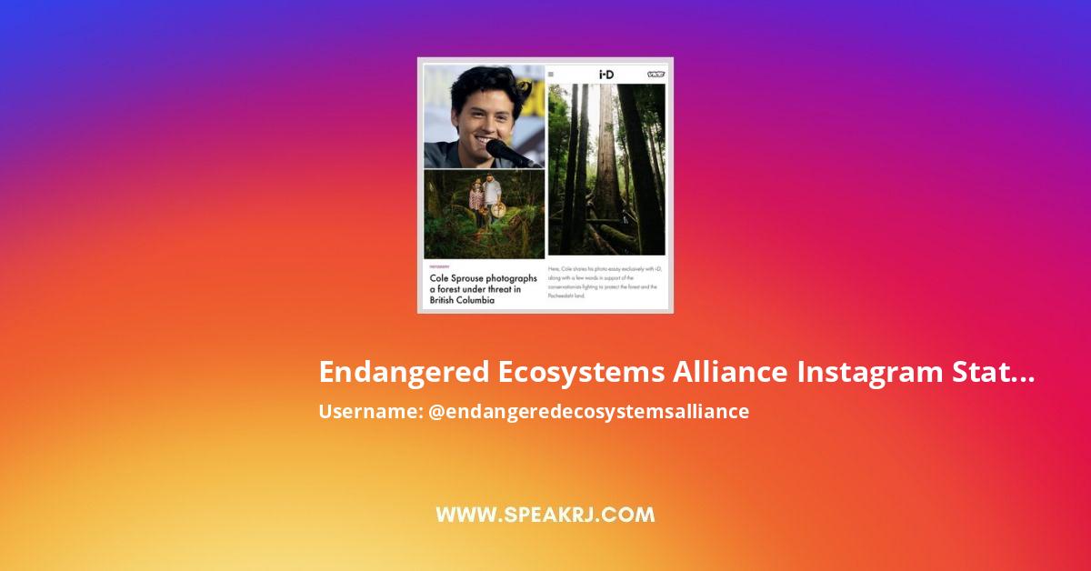 Endangered Ecosystems Alliance Instagram Followers Statistics ...