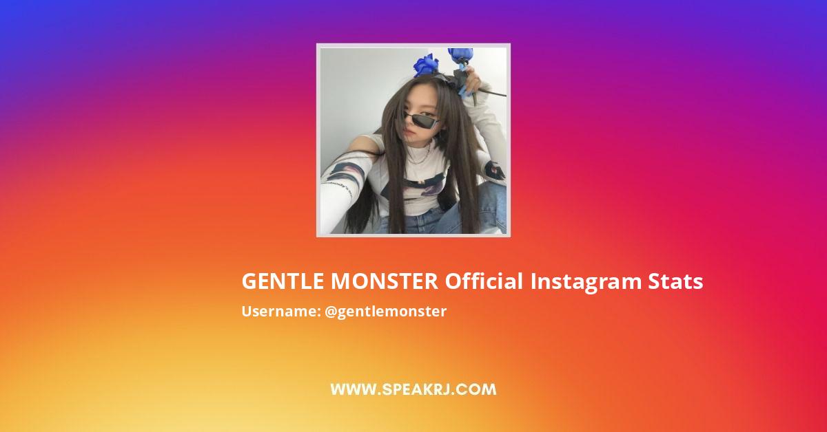 GENTLE MONSTER Instagram Followers Statistics / Analytics - SPEAKRJ Stats