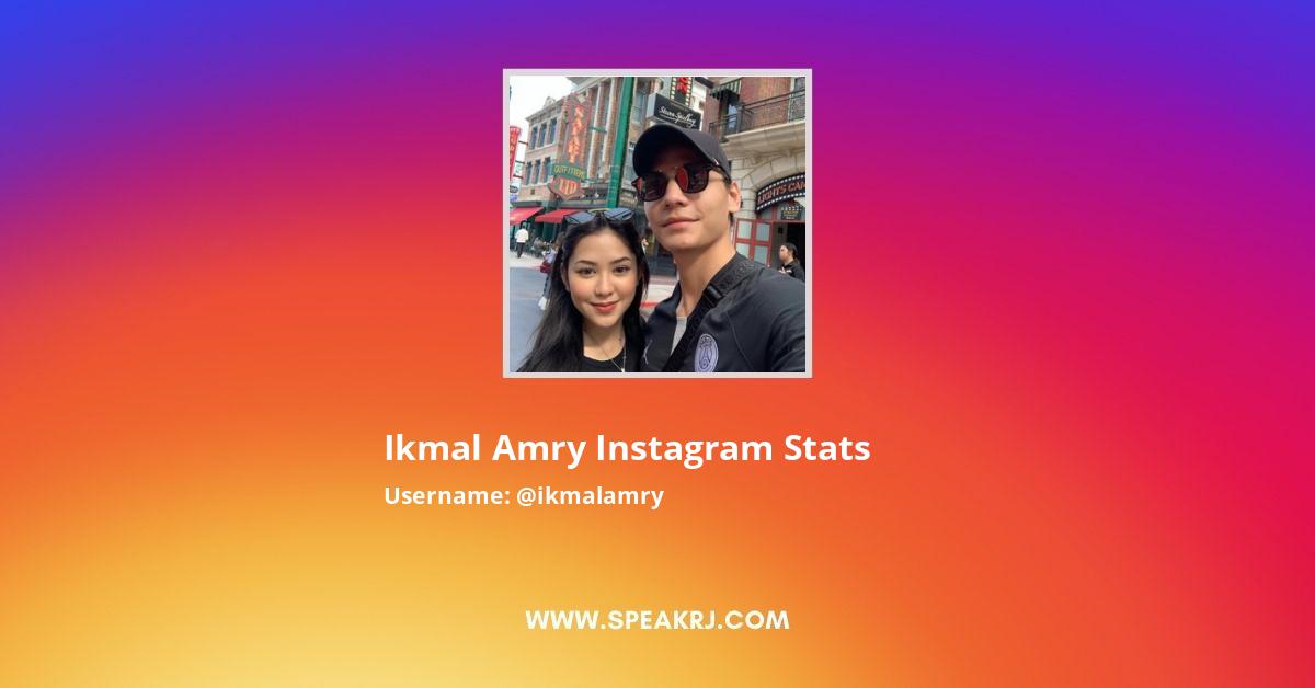 Ikmal Amry Instagram Followers Statistics / Analytics - SPEAKRJ Stats