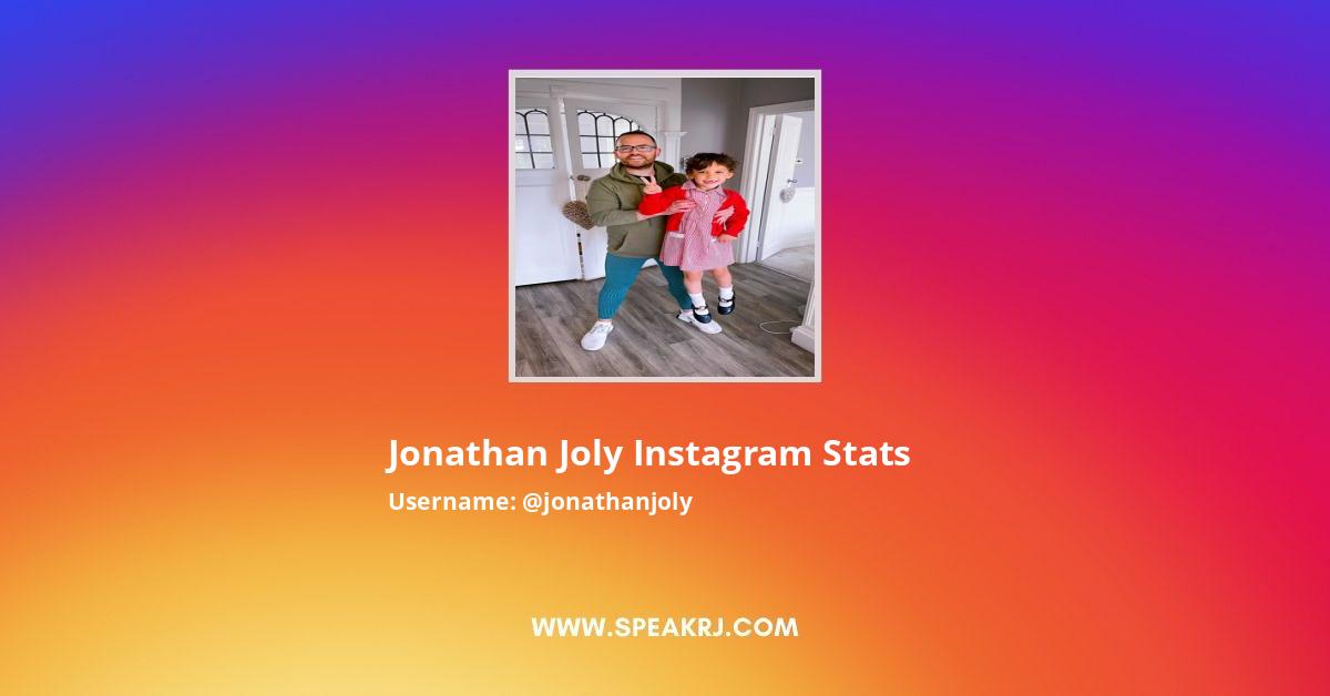 Jonathan Joly Instagram Followers Statistics / Analytics - SPEAKRJ Stats