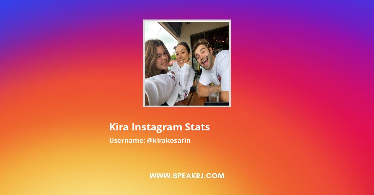 kira Instagram Followers Statistics / Analytics - SPEAKRJ Stats