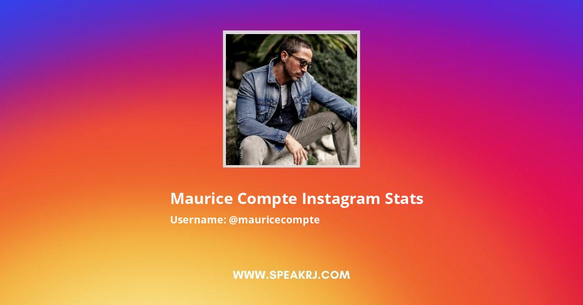Maurice Compte Instagram Followers Statistics / Analytics - SPEAKRJ Stats