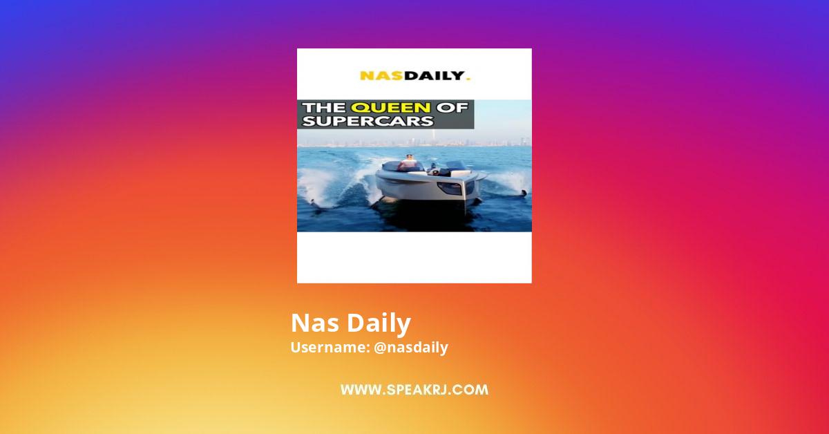 Nas Daily Instagram Followers Statistics / Analytics - SPEAKRJ Stats