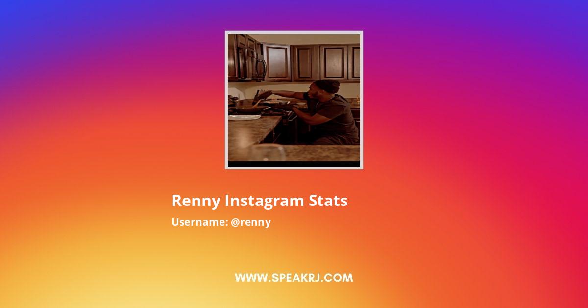 Renny Instagram Followers Statistics / Analytics - SPEAKRJ Stats