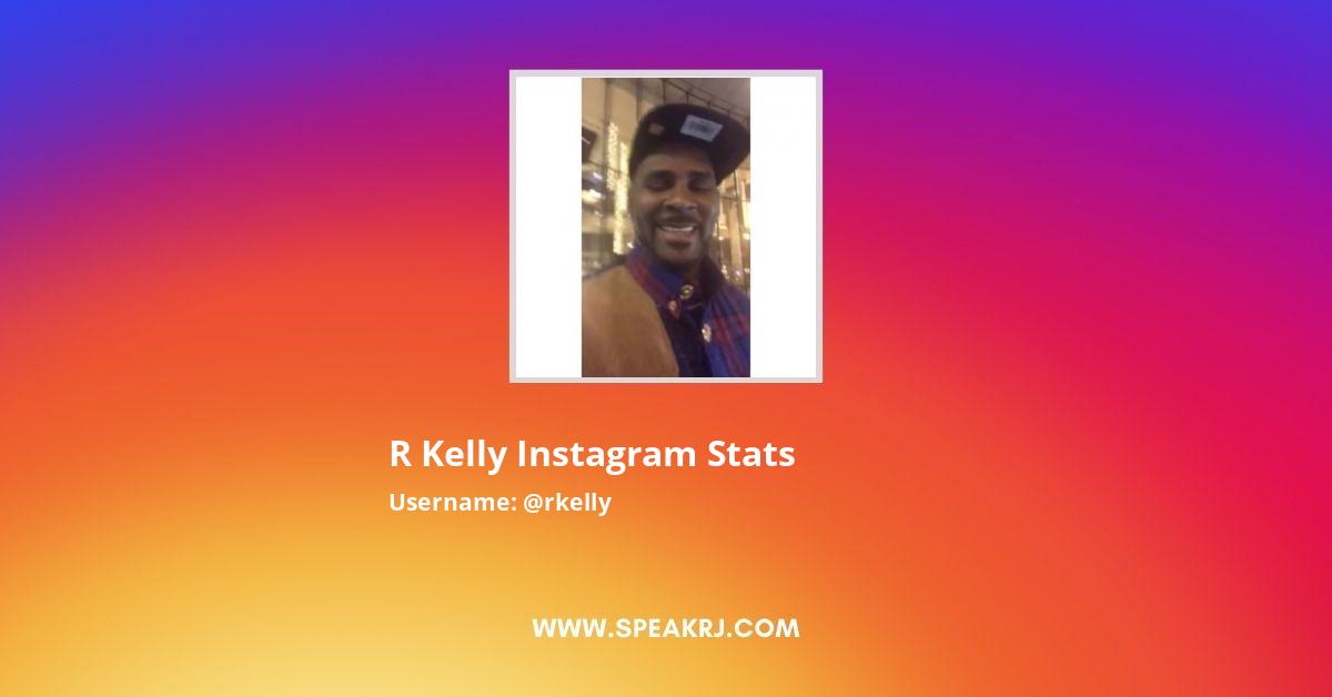 R Kelly Instagram Followers Statistics / Analytics - SPEAKRJ Stats