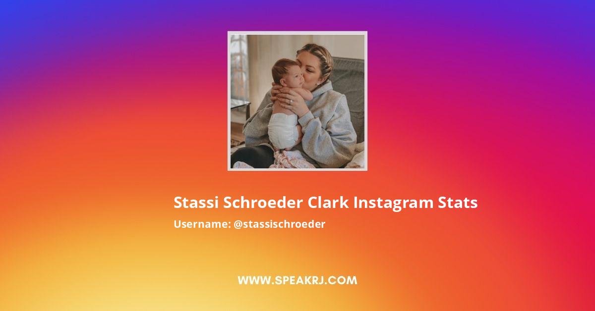 Stassi Schroeder Clark Instagram Followers Statistics / Analytics ...