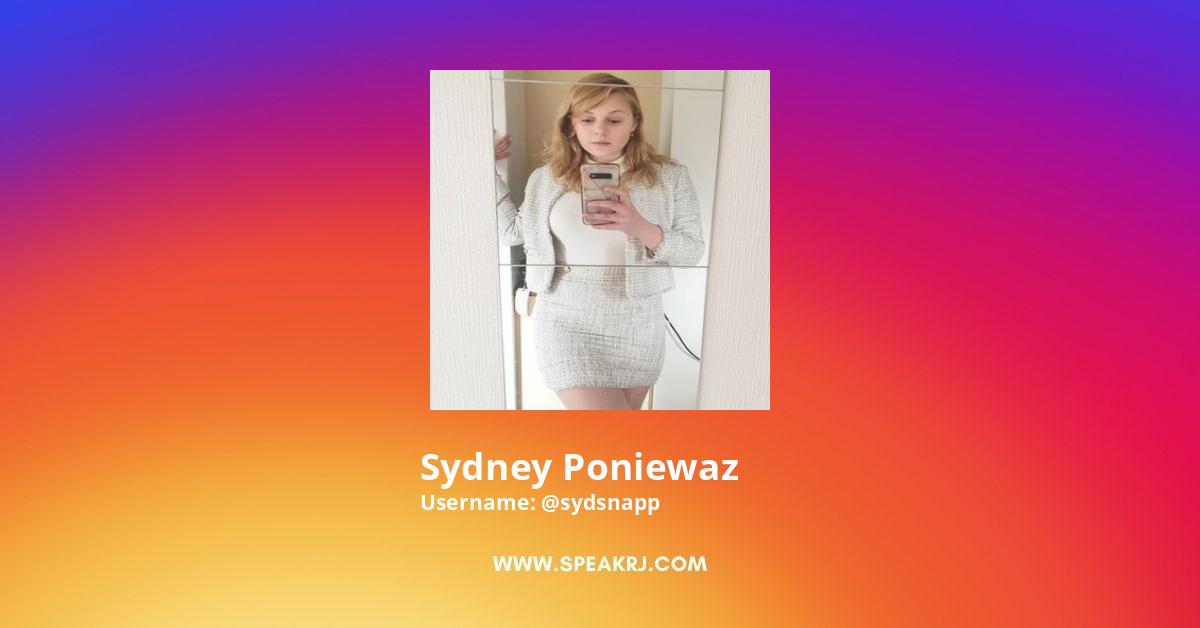 Sydney Ann Poniewaz Instagram Followers Statistics / Analytics ...