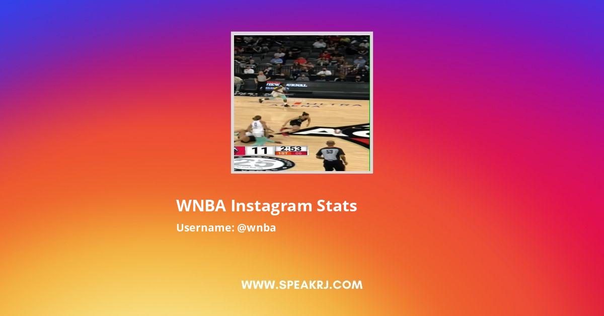WNBA Instagram Followers Statistics / Analytics - SPEAKRJ Stats