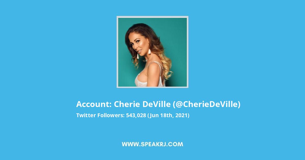 Cherie DeVille Twitter Followers Statistics / Analytics - SPEAKRJ Stats