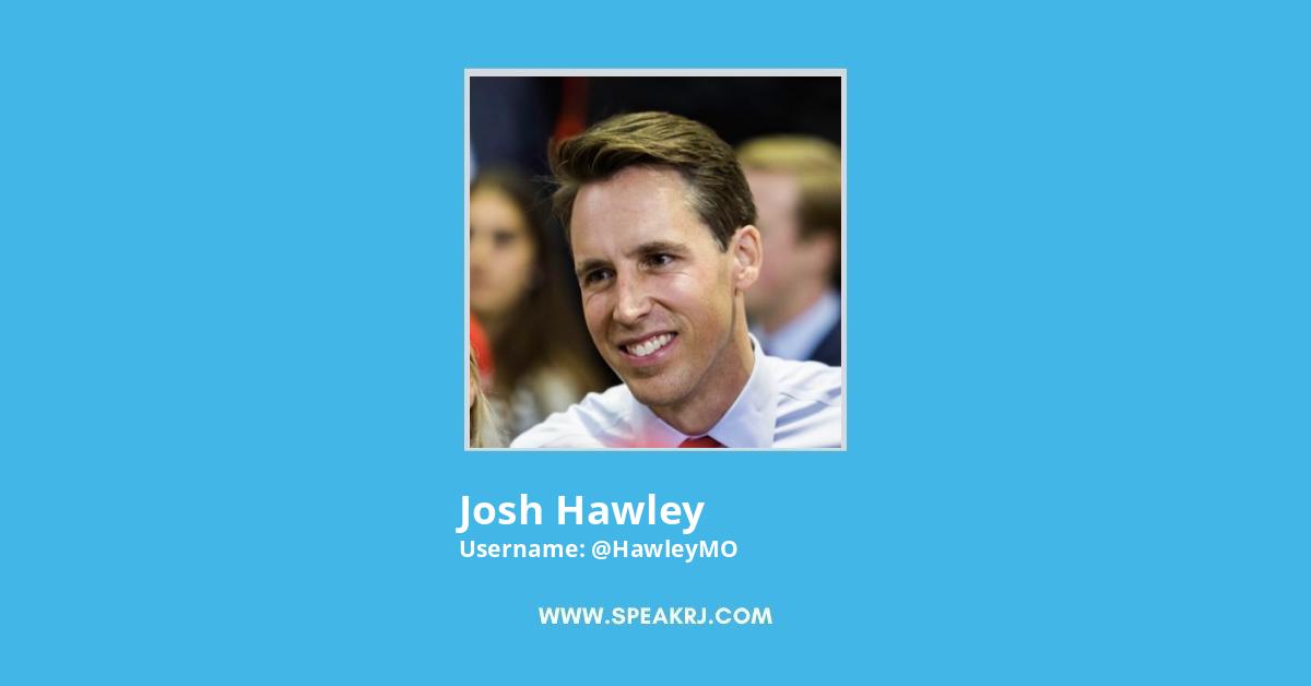 Josh Hawley Twitter Followers Statistics / Analytics - SPEAKRJ Stats