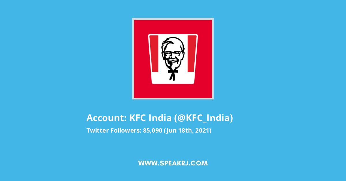 KFC India Twitter Followers Statistics / Analytics - SPEAKRJ Stats