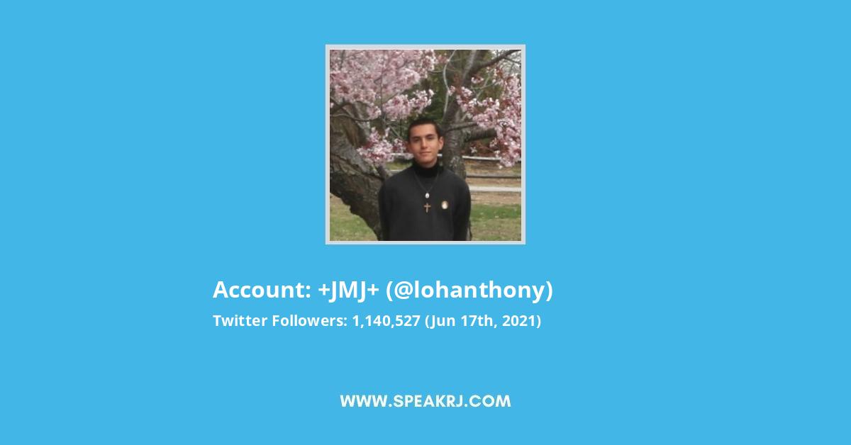 +JMJ+ Twitter Followers Statistics / Analytics - SPEAKRJ Stats