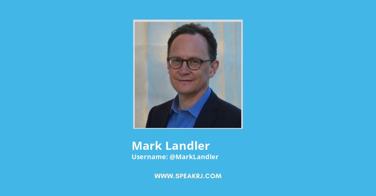 Mark Landler Twitter Followers Statistics / Analytics - SPEAKRJ Stats