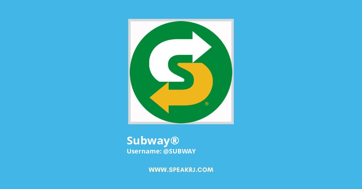 Subway® Twitter Tweets & Media Stats - SPEAKRJ