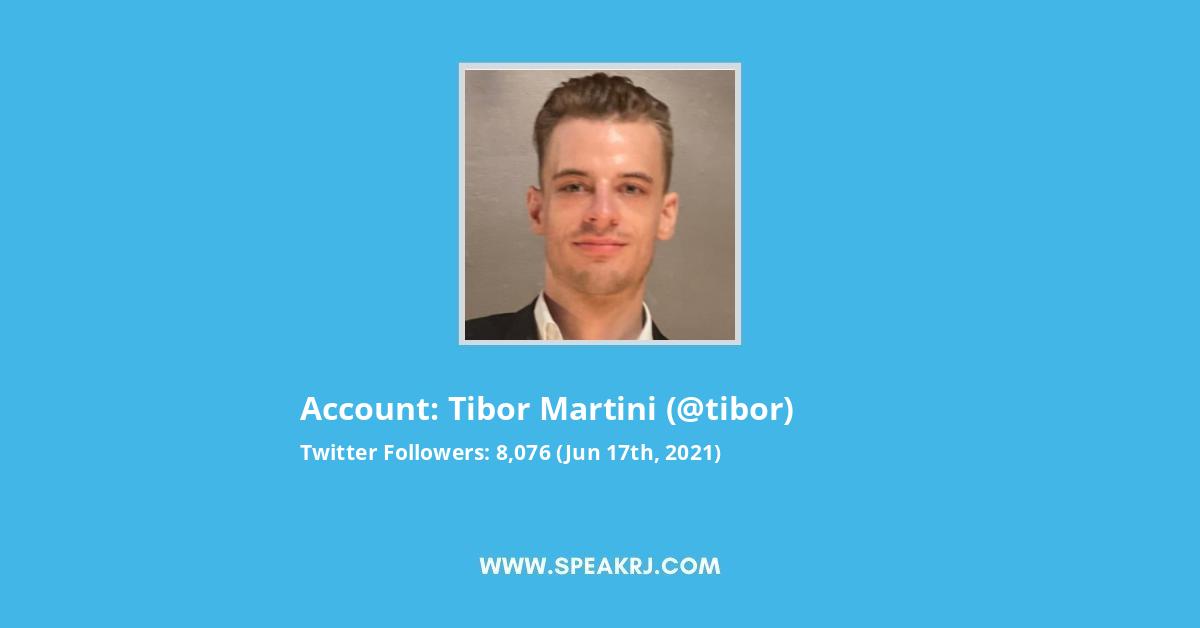 Tibor Martini Twitter Followers Statistics / Analytics - SPEAKRJ Stats
