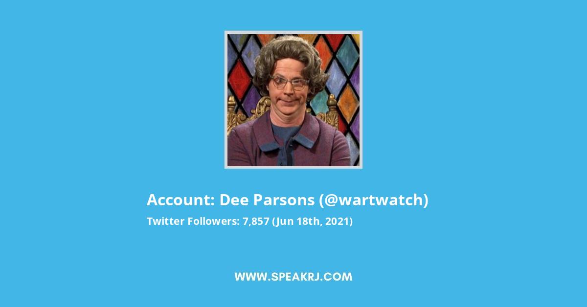 Dee Parsons Twitter Followers Statistics / Analytics - SPEAKRJ Stats