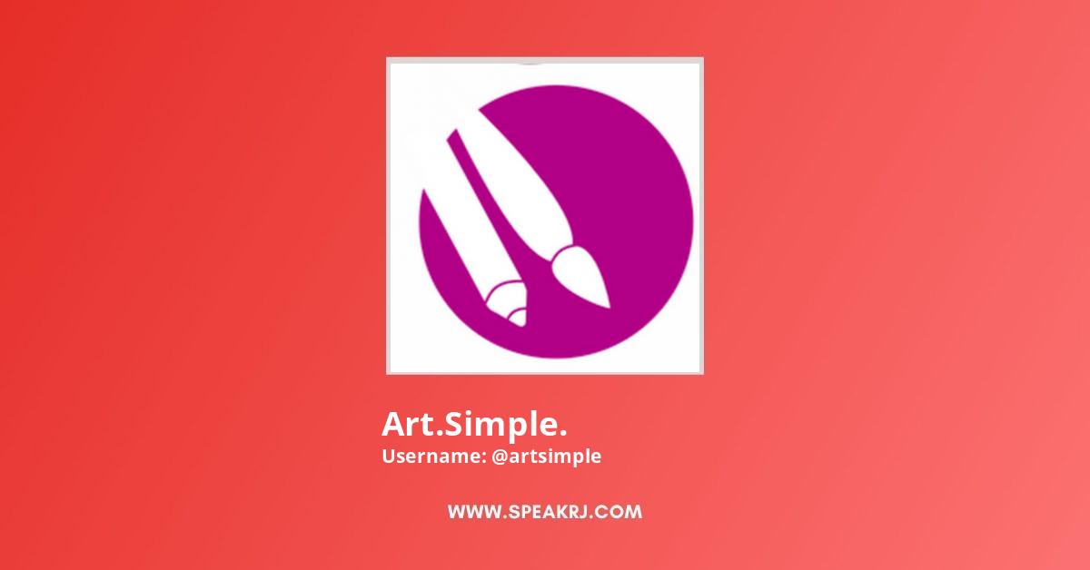 Art.Simple. YouTube Channel Statistics / Analytics - SPEAKRJ Stats