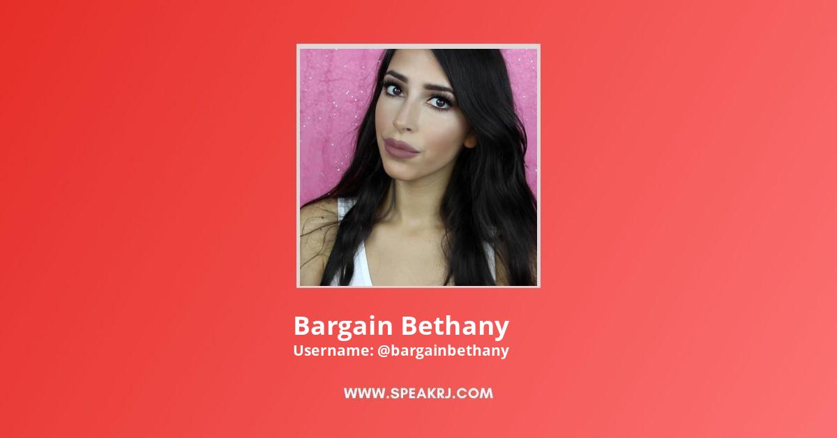 Bargain Bethany YouTube Channel Statistics / Analytics - SPEAKRJ Stats
