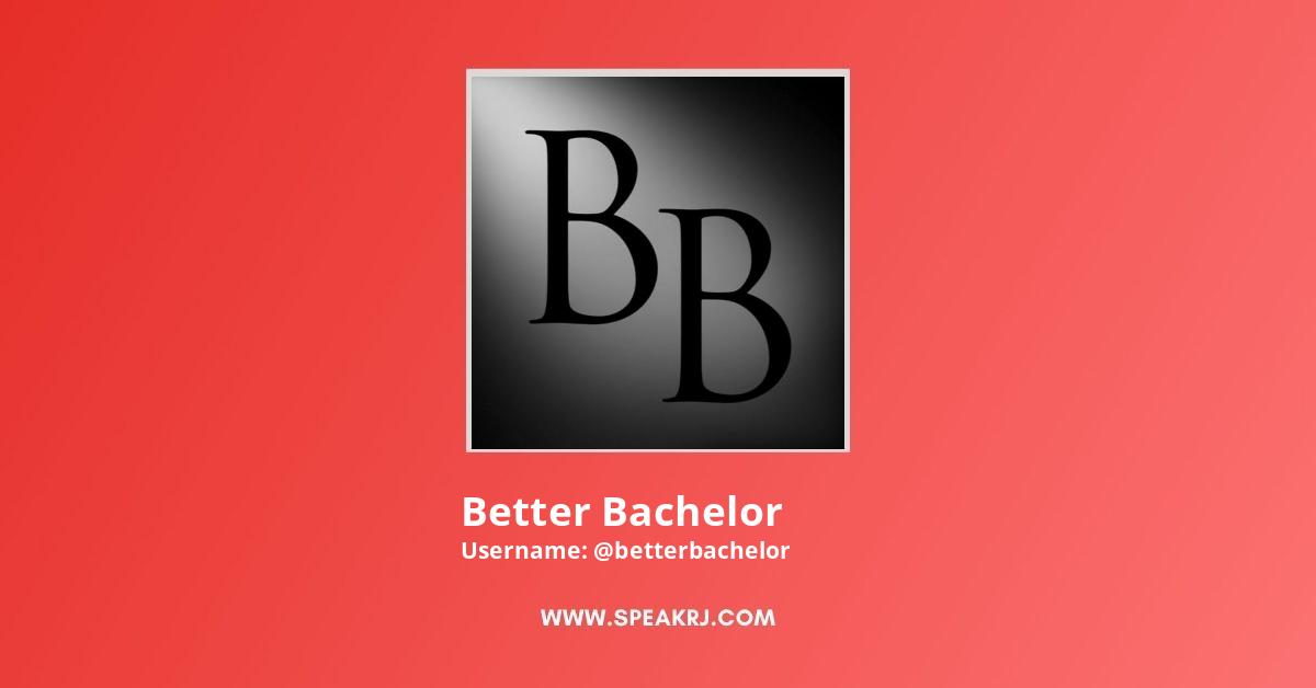 Better Bachelor YouTube Channel Statistics / Analytics - SPEAKRJ Stats