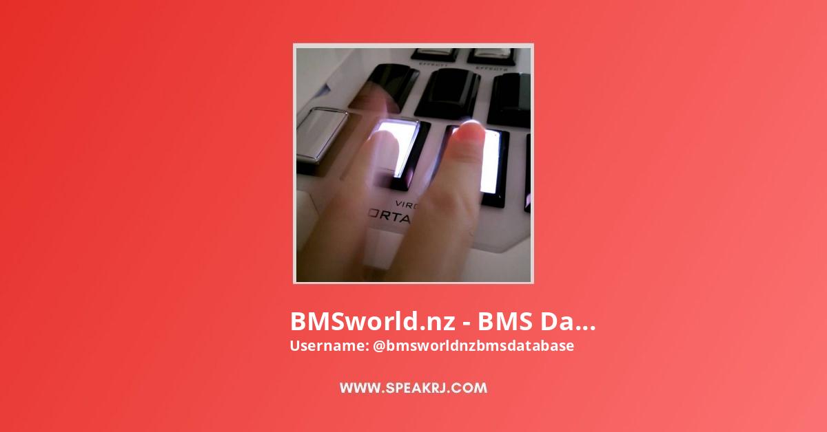 BMSworld.nz - BMS Database YouTube Channel Statistics / Analytics - SPEAKRJ Stats