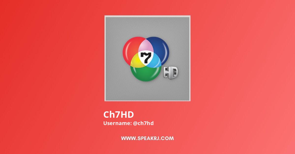 Ch7HD YouTube Channel Statistics / Analytics - SPEAKRJ Stats