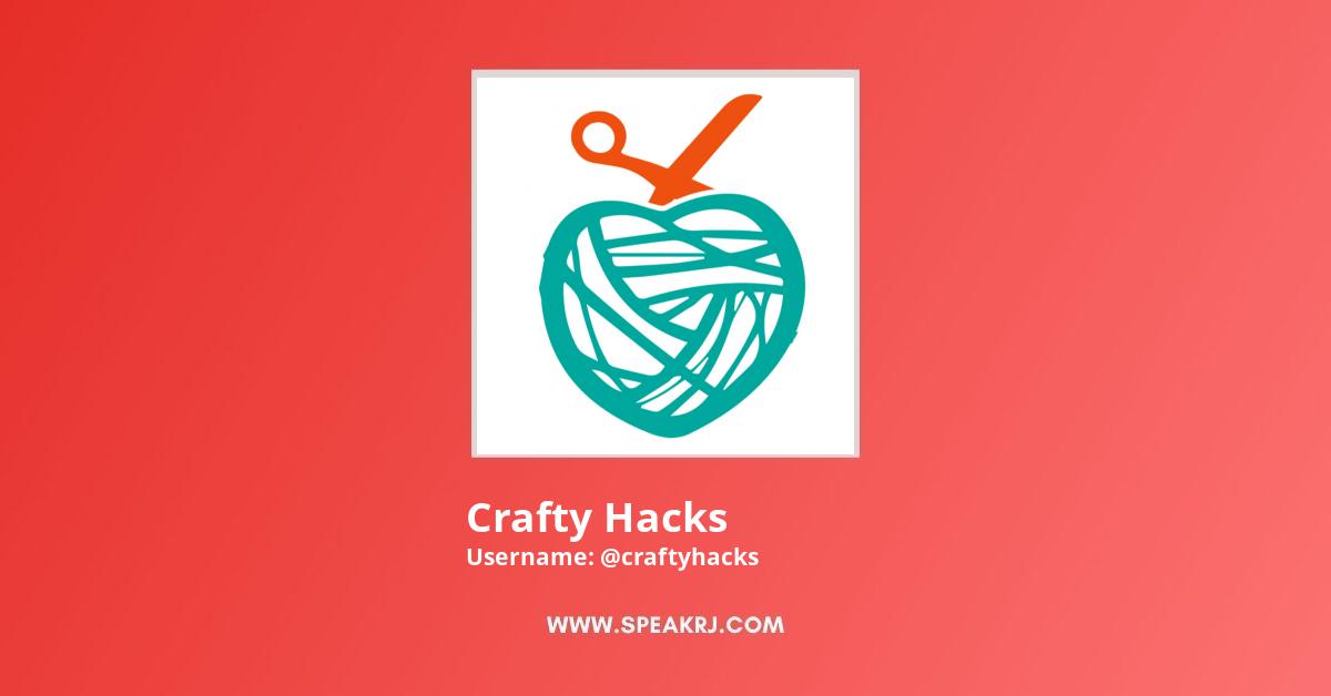 Crafty Hacks YouTube Channel Statistics / Analytics - SPEAKRJ Stats