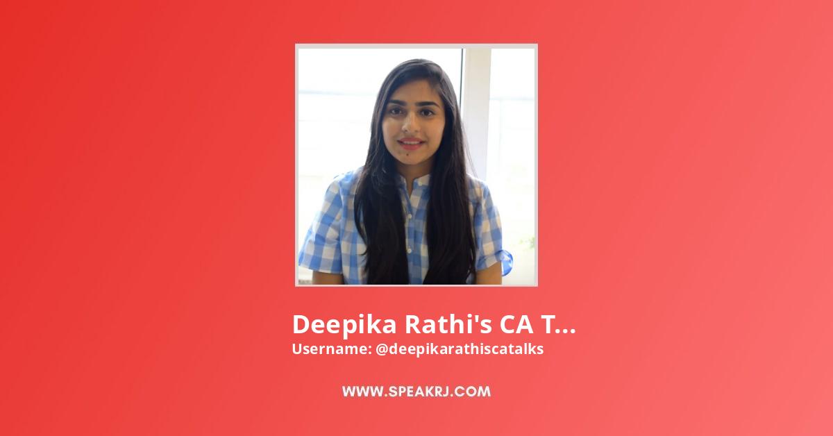 CA Deepika Rathi YouTube Channel Statistics / Analytics - SPEAKRJ Stats
