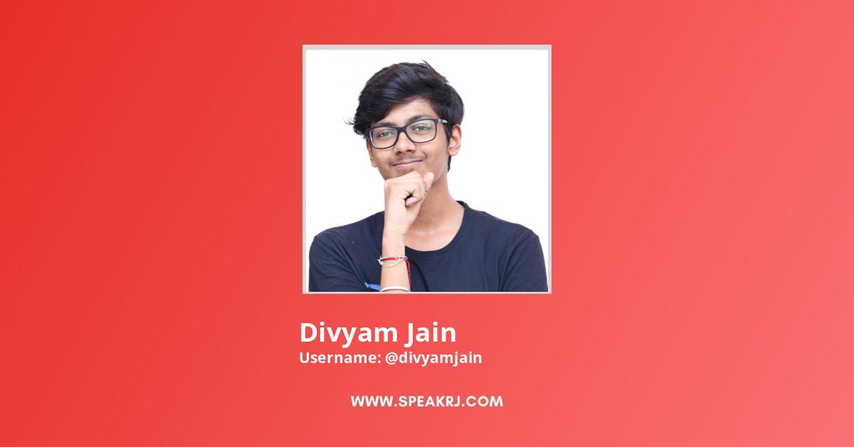 Divyam Jain YouTube Channel Statistics / Analytics - SPEAKRJ Stats