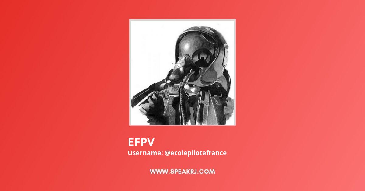 EFPV YouTube Channel Statistics / Analytics - SPEAKRJ Stats