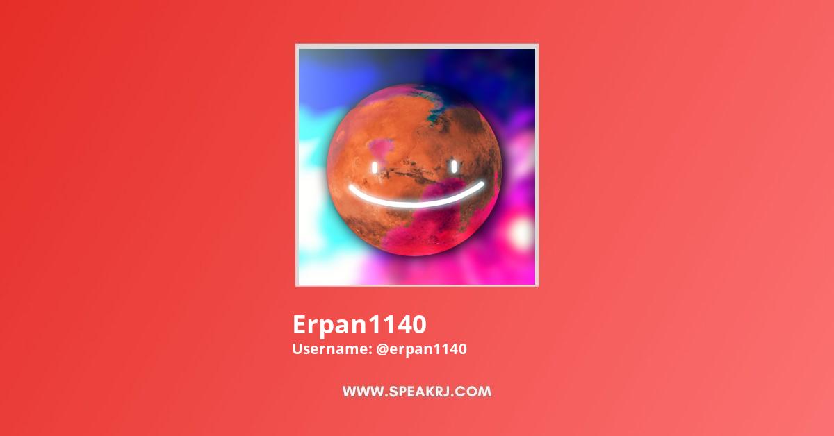 Erpan1140 YouTube Channel Statistics / Analytics - SPEAKRJ Stats