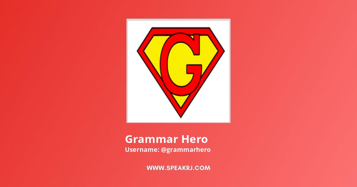Grammar Hero YouTube Channel Statistics / Analytics - SPEAKRJ Stats