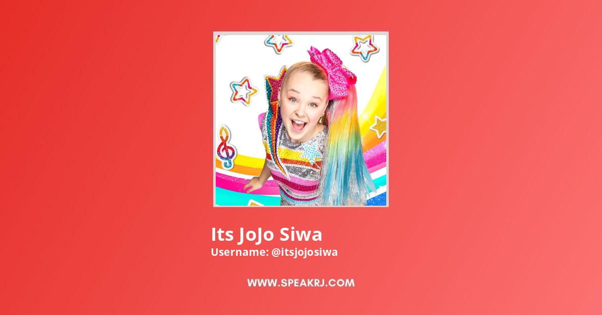 Its JoJo Siwa YouTube Channel Statistics / Analytics - SPEAKRJ Stats