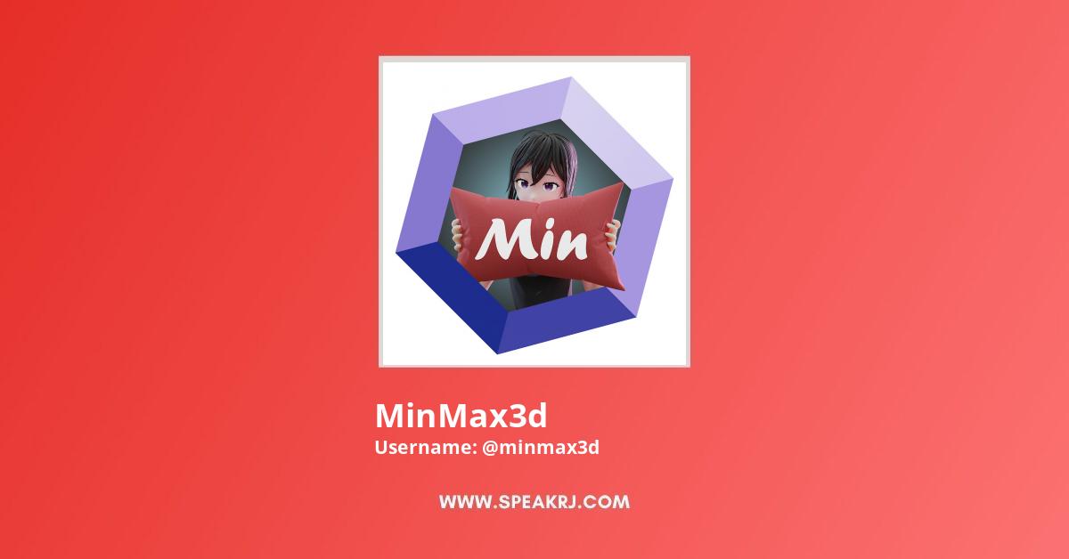 MinMax3d YouTube Channel Statistics / Analytics - SPEAKRJ Stats