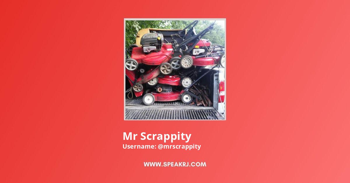 Mr Scrappity YouTube Channel Statistics / Analytics - SPEAKRJ Stats