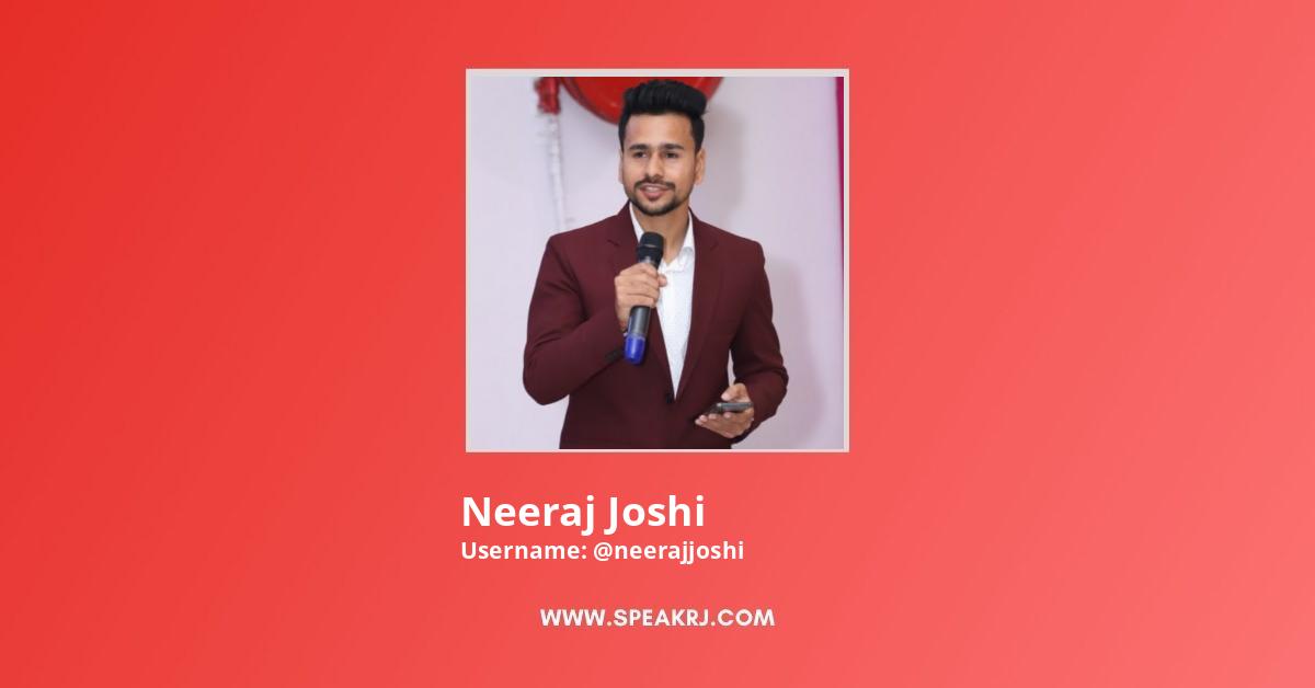 Neeraj Joshi YouTube Channel Statistics / Analytics - SPEAKRJ Stats