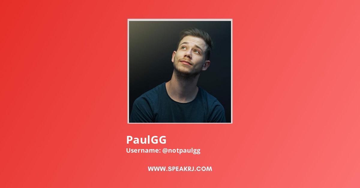 PaulGG YouTube Channel Statistics / Analytics - SPEAKRJ Stats