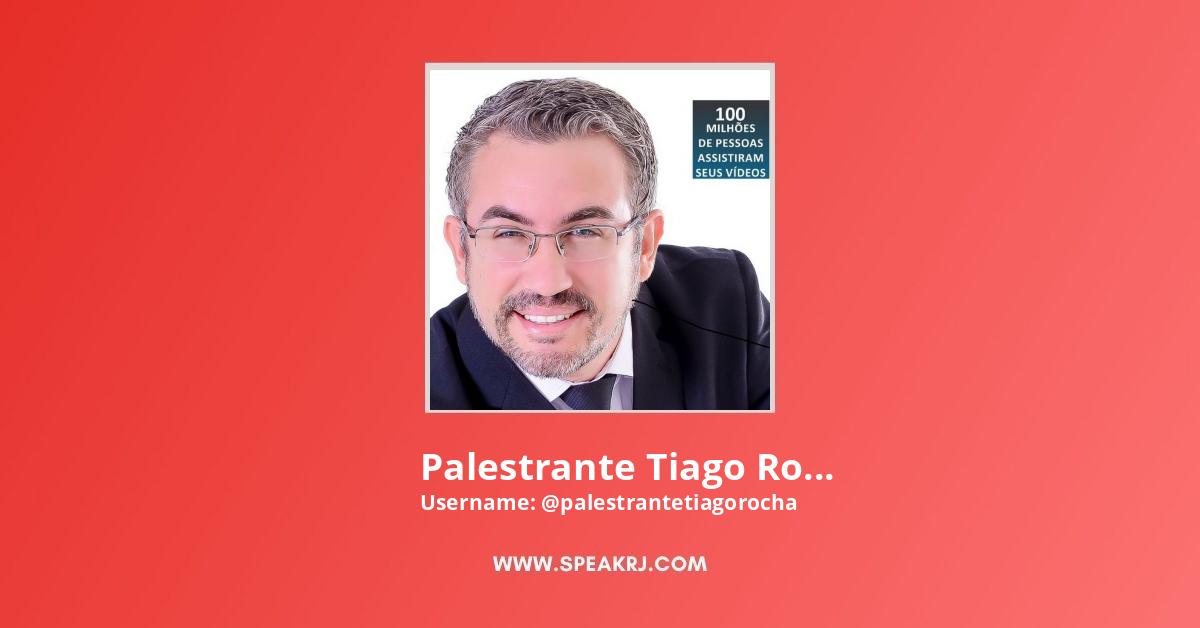 Palestrante Tiago Rocha YouTube Channel Statistics / Analytics ...