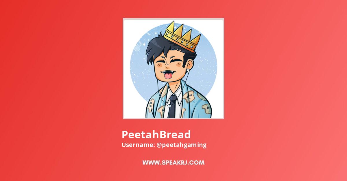 PeetahBread YouTube Channel Subscribers Statistics - SPEAKRJ Stats
