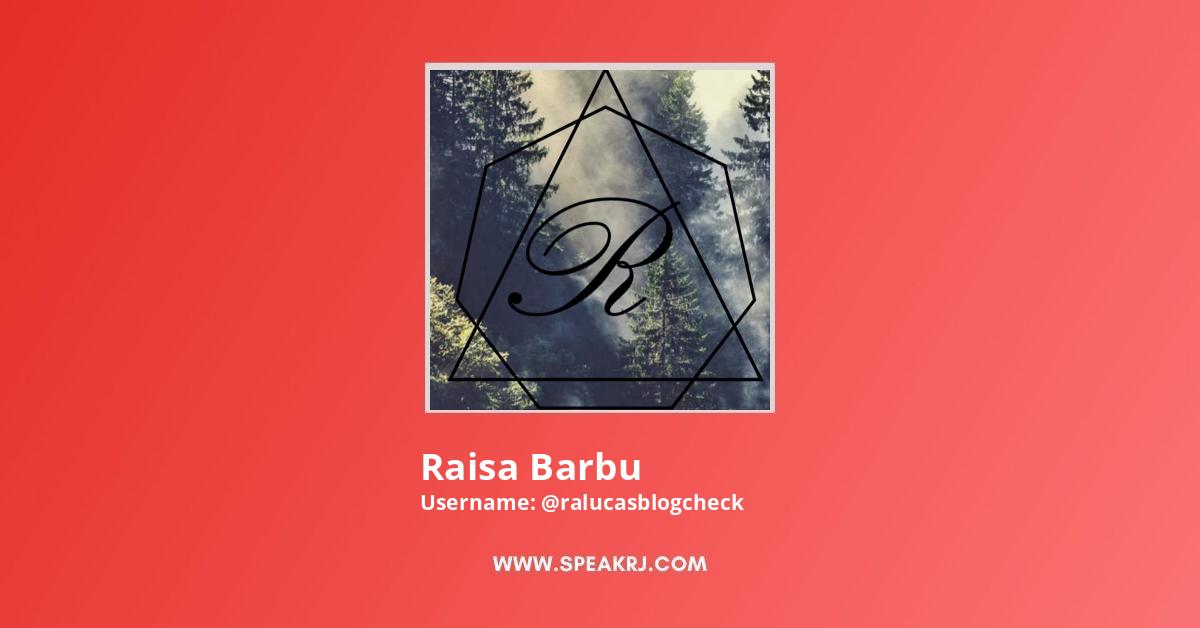 Raisa Barbu YouTube Channel Statistics / Analytics - SPEAKRJ Stats