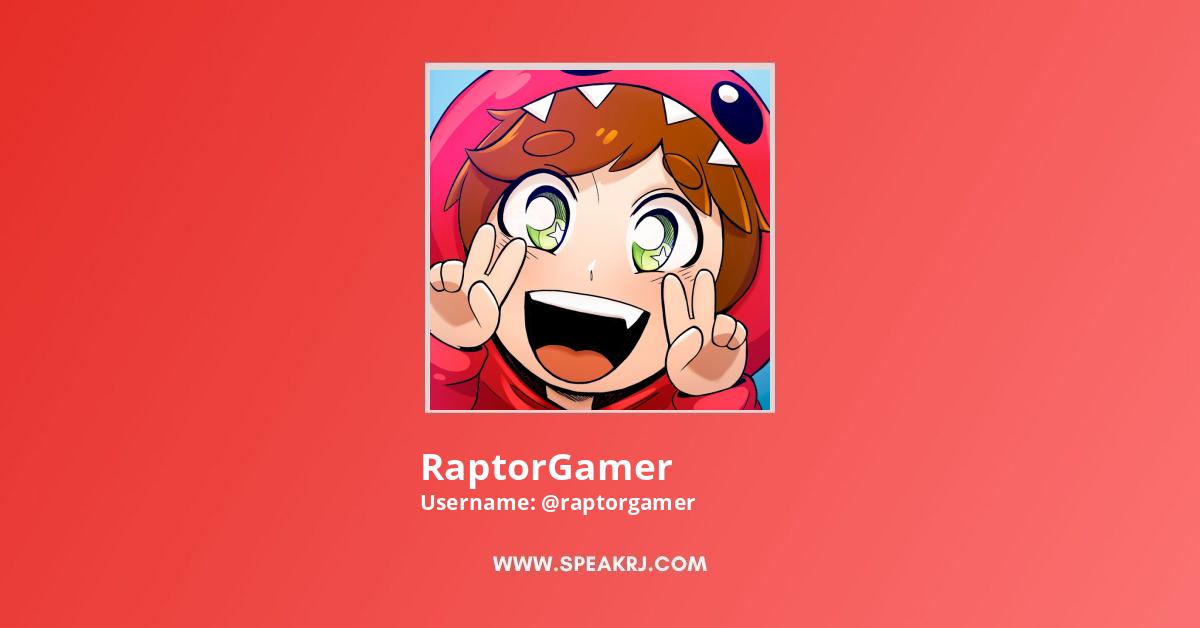RaptorGamer YouTube Channel Statistics / Analytics - SPEAKRJ Stats