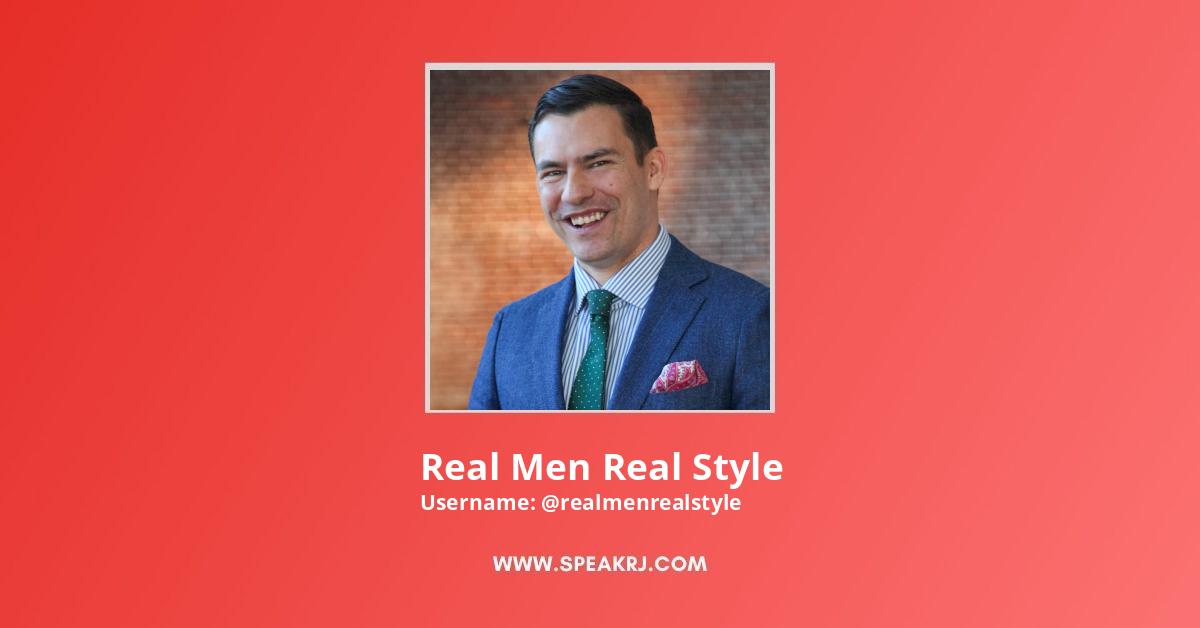 Real Men Real Style YouTube Channel Statistics / Analytics - SPEAKRJ Stats