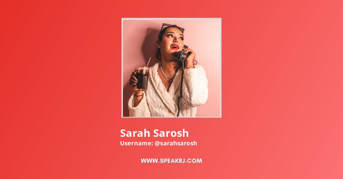 Sarah Sarosh YouTube Channel Statistics / Analytics - SPEAKRJ Stats