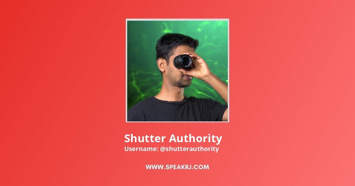 Shutter Authority YouTube Channel Statistics / Analytics - SPEAKRJ Stats