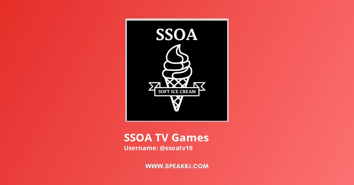 SSOA TV Games YouTube Channel Statistics / Analytics - SPEAKRJ Stats