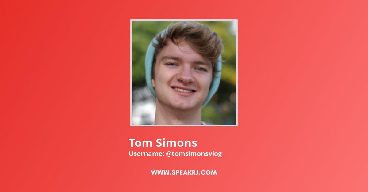 Tom Simons YouTube Channel Statistics / Analytics - SPEAKRJ Stats
