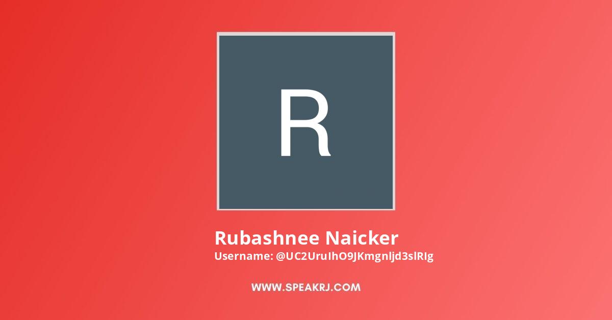 Rubashnee Naicker YouTube Channel Statistics / Analytics - SPEAKRJ Stats