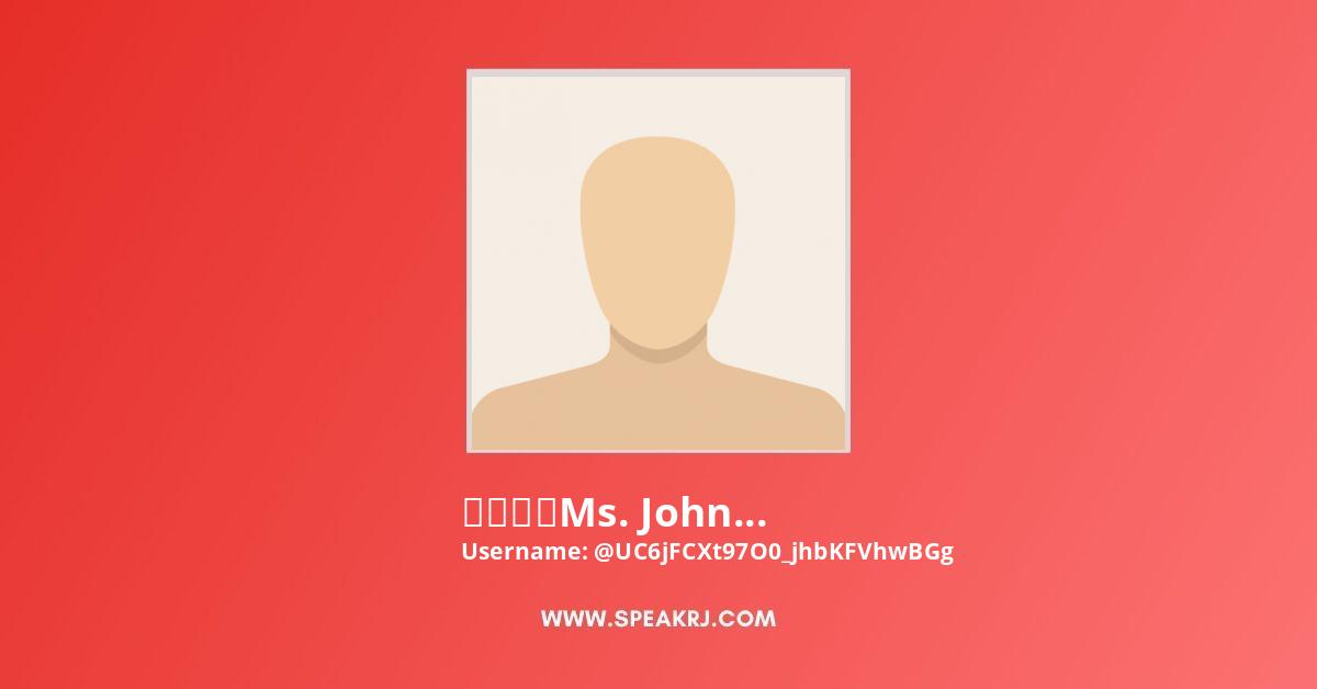 禦姐薔尼Ms. Johnny YouTube Video Stats - SPEAKRJ Stats